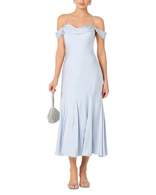 Astr The Label Araxie Dress - Light Blue