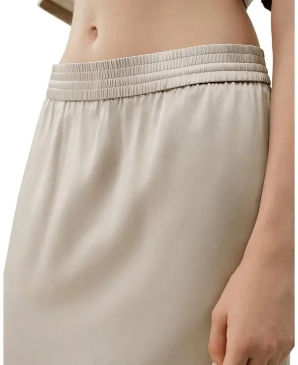 Lilysilk Washable Silk Charmeuse Pull-on Skirt