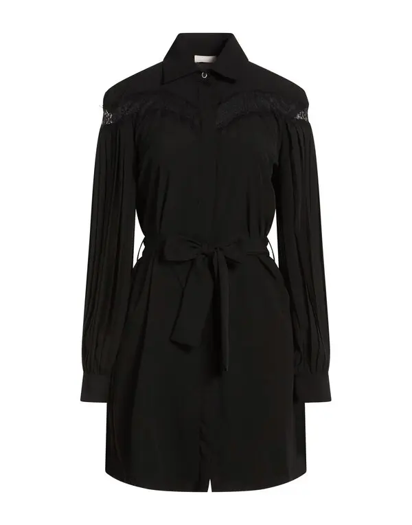 Liu Jo Mini Shirt Dress With Lace