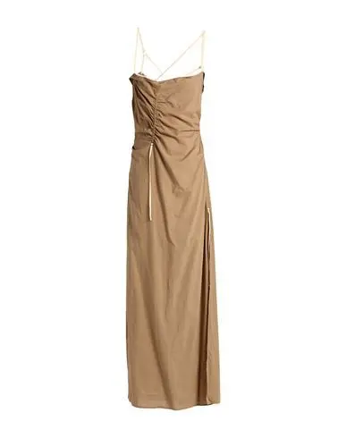 Jacquemus Maxi Flared Dress - Beige