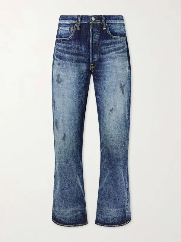 FULLCOUNT Fear Of Dark Straight-leg Jeans - Blue