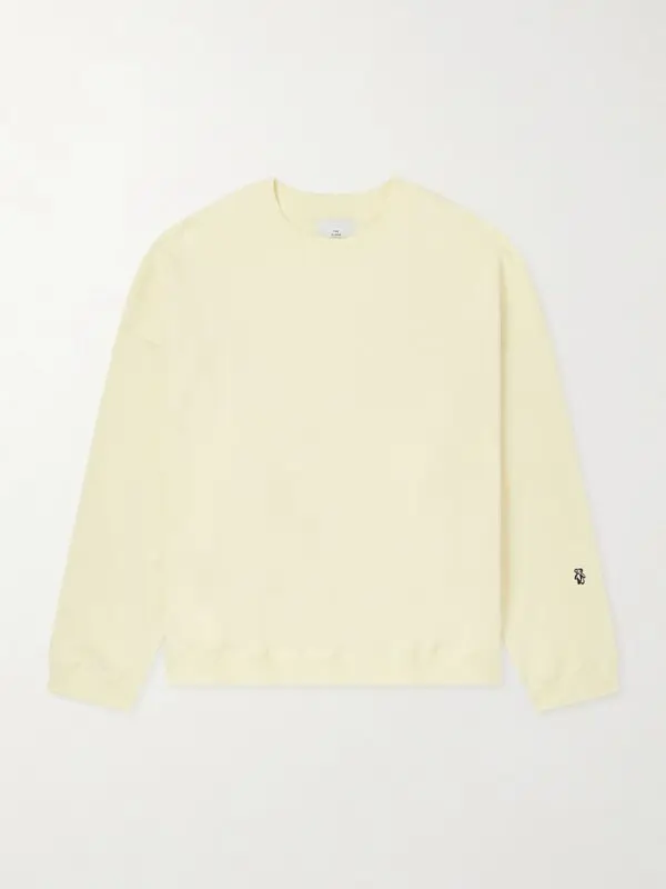 THE ELDER STATESMAN Oversized Cotton-jersey Sweatshirt