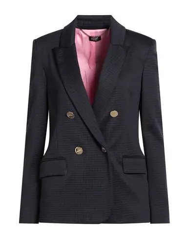 Liu Jo Jacquard Houndstooth Double-breasted Blazer