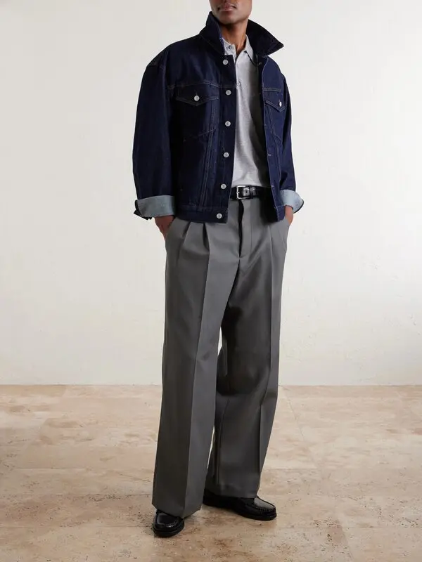 John Smedley Bill Nighy Merino Wool Polo Shirt