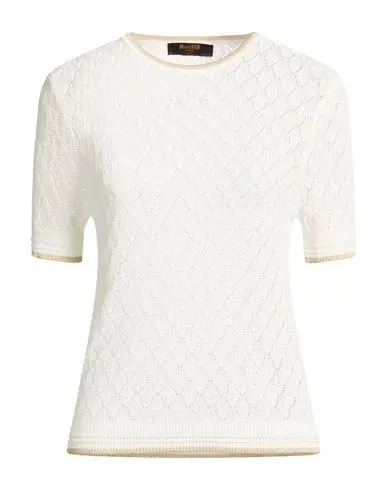MOORER Sweater With Crochet Knit