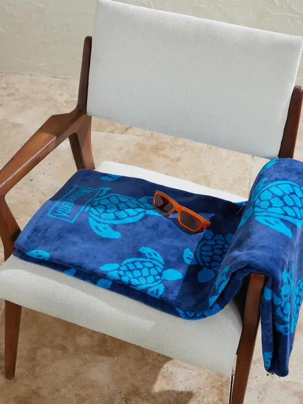 Vilebrequin Organic Cotton-terry Jacquard Beach Towel