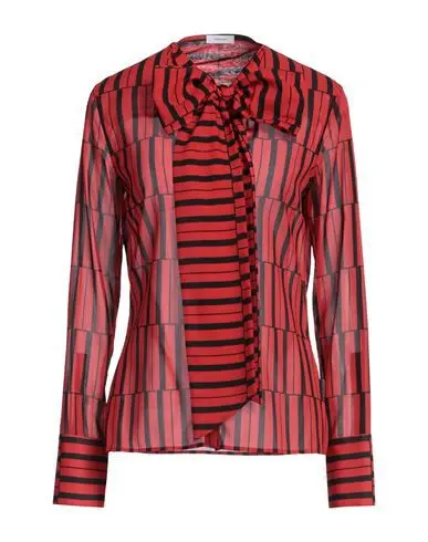 FERRAGAMO Striped Bow Shirt