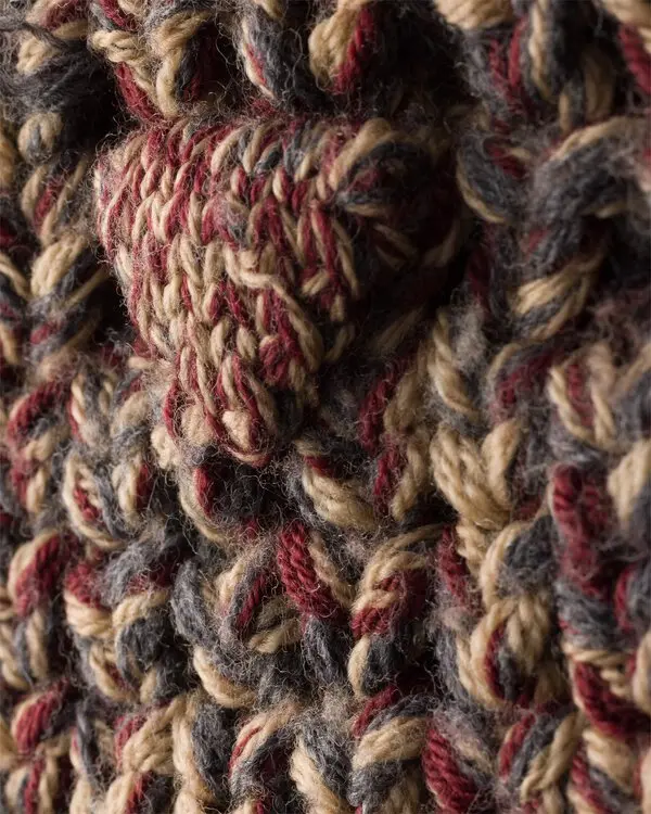 Prada Mélange Wool Knit Collar