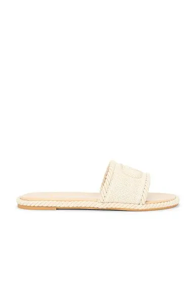 Valentino Garavani V Logo Torchon Slide