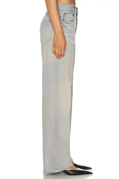 HAIKURE Bonnie Wide Leg Jeans - Light Space