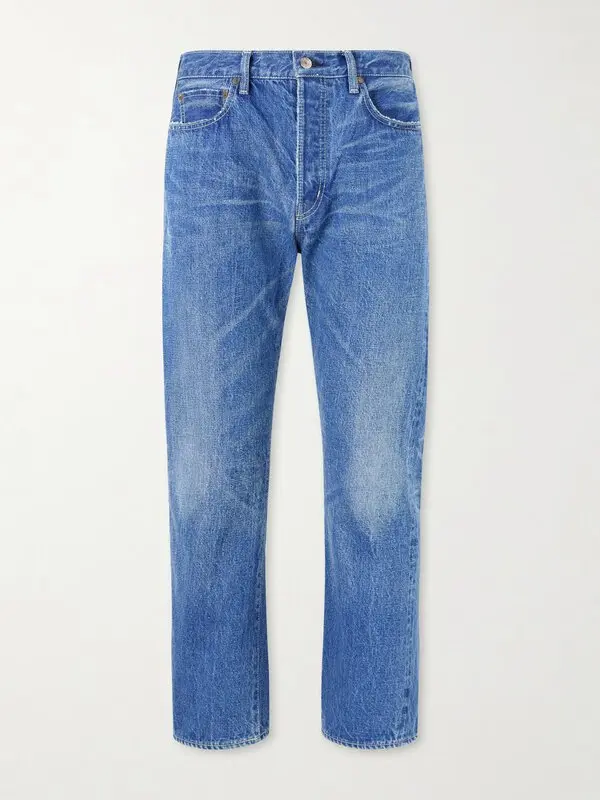 REMI RELIEF Straight-leg Jeans - Blue