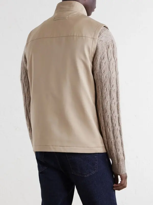 Zegna Motorin Shell Vest - Neutrals