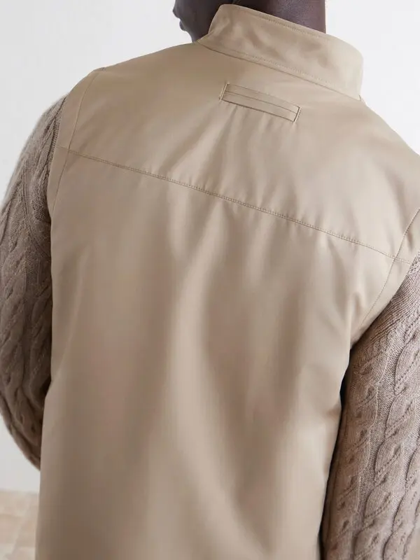Zegna Motorin Shell Vest - Neutrals