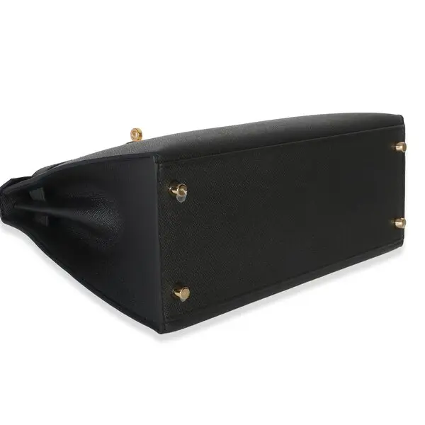 Hermès Epsom Sellier Kelly 28 Phw - Black
