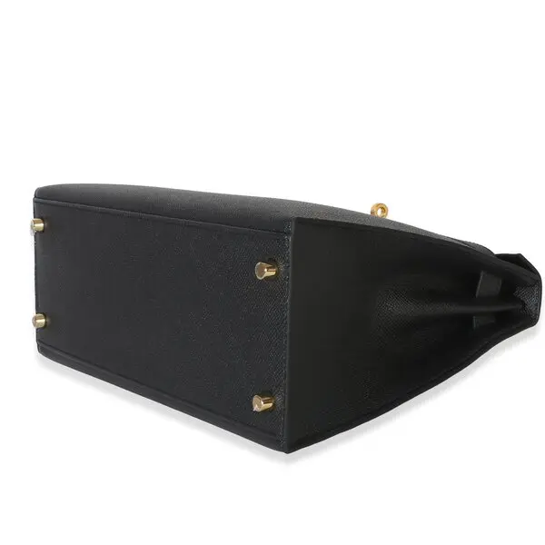 Hermès Epsom Sellier Kelly 28 Phw - Black