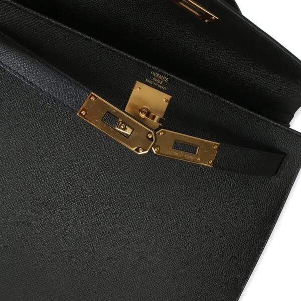 Hermès Epsom Sellier Kelly 28 Phw - Black