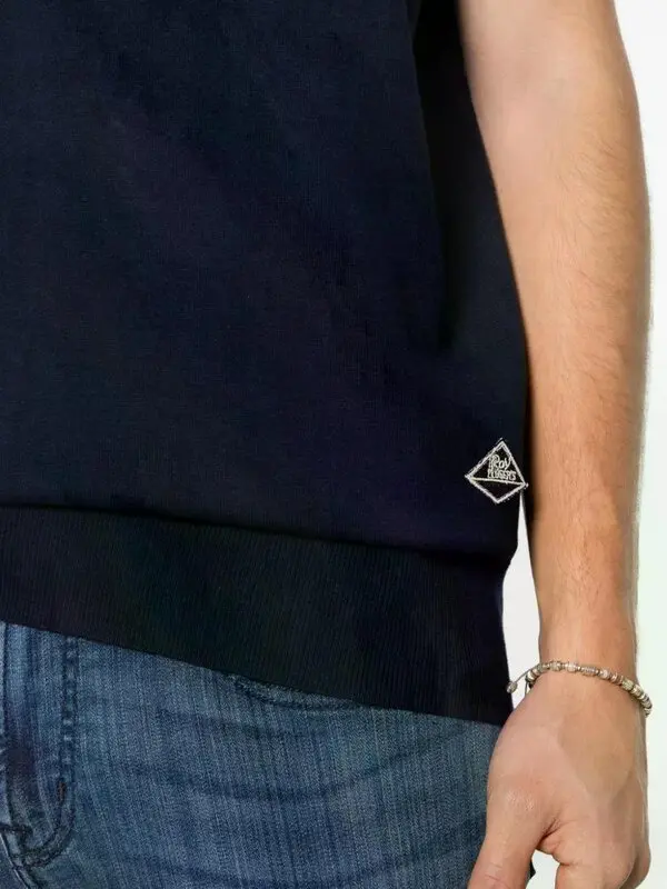 ROY ROGER'S Short-sleeve Polo Shirt - Blue