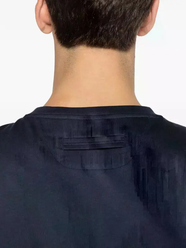 Zegna Crew-neck Short-sleeve T-shirt - Blue