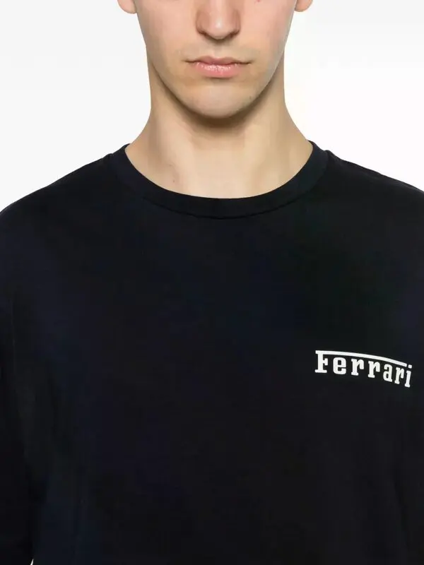FERRARI Logo-print T-shirt