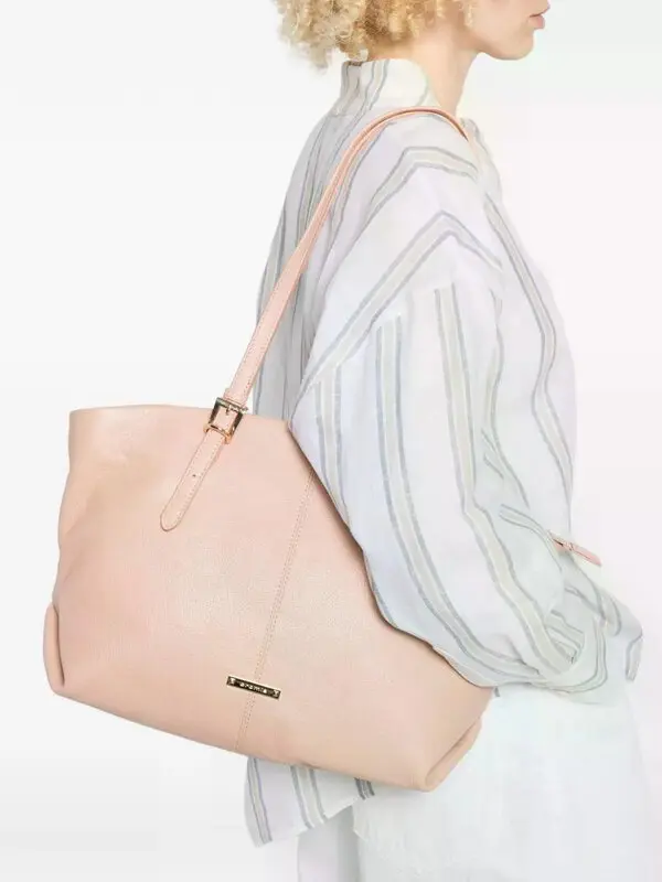 CROMIA Serena Grained Leather Shoulder Bag