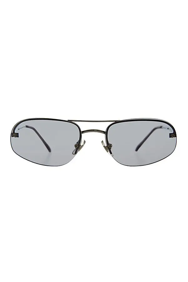 SUNGLASS MUSEUM Vintage Zizi Sunglasses By - Light Grey