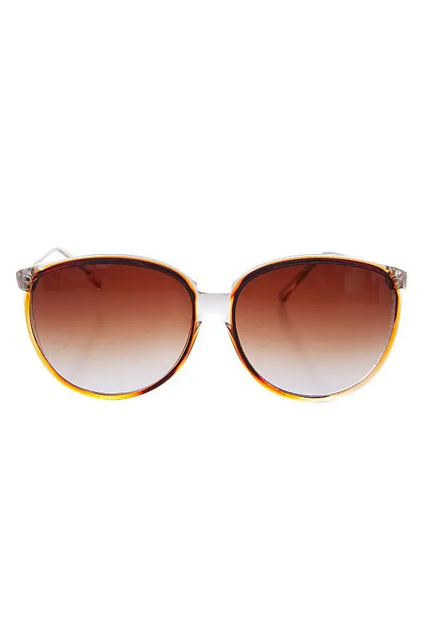 SUNGLASS MUSEUM Vintage April Sunglasses By - Brown