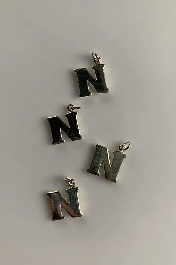 SHARPLILTEETH Sterling Initial Charm