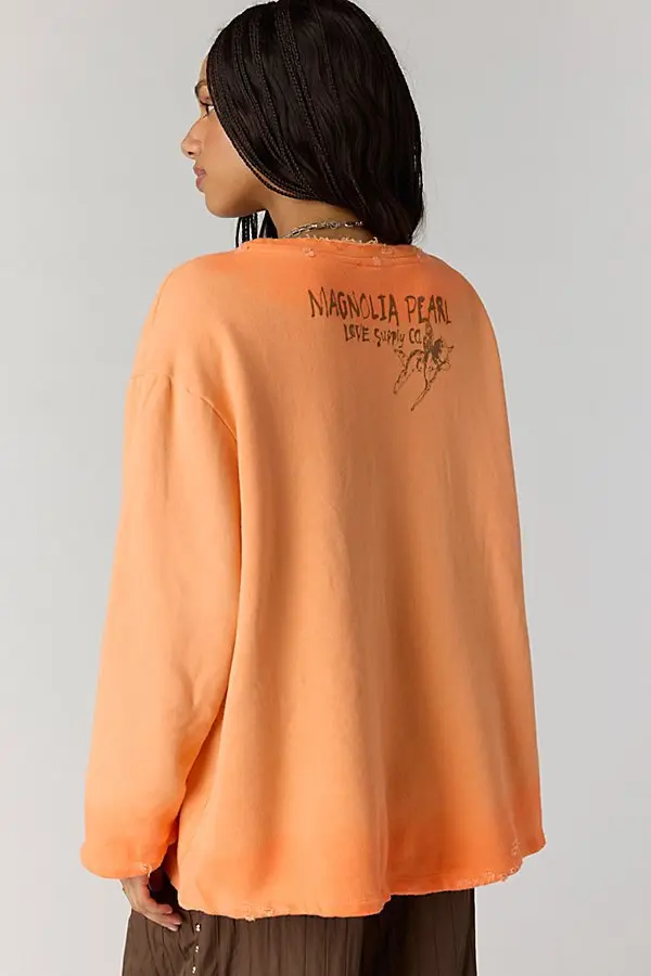 MAGNOLIA PEARL Tiger Face Hermosa Sweatshirt