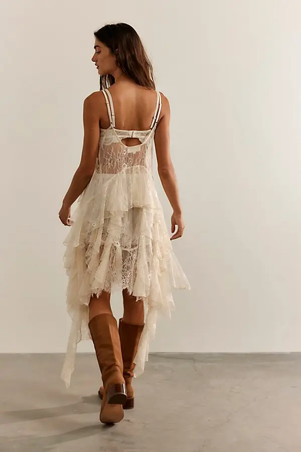 NIGEL PRESTON Lace Maxi Top