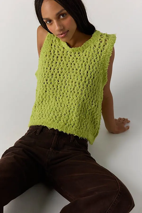 MR MITTENS Erin Knit Tank Top