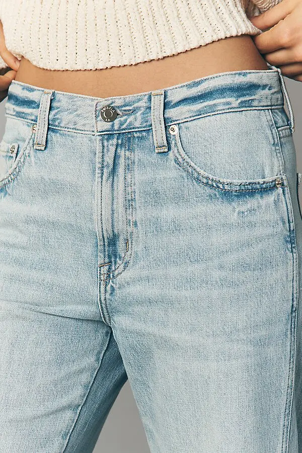 PISTOLA Kacey High-rise Cuffed Boyfriend Jeans