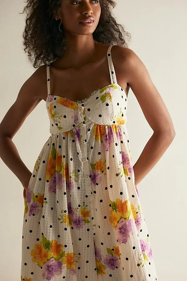 Free People Intimately Wake Up Call Romper