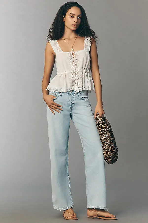 AGOLDE Low-rise Loose Leg Jeans