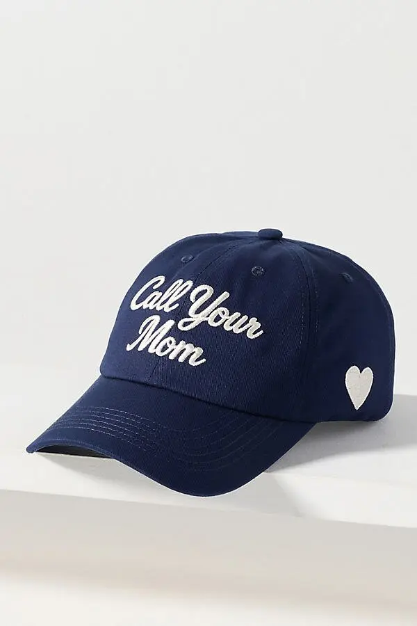 WORN/WEST Call Your Mom Baseball Cap - Navy