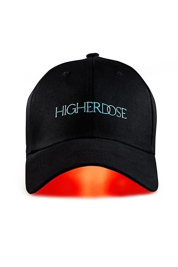 HIGHERDOSE Red Light Therapy Hat - Black