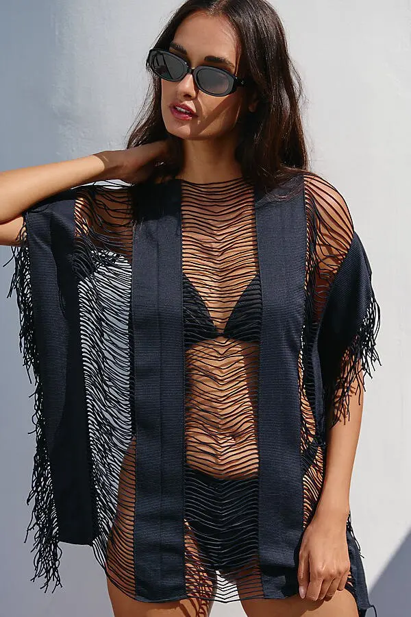 PQ SWIM Monique Cover-up - Black