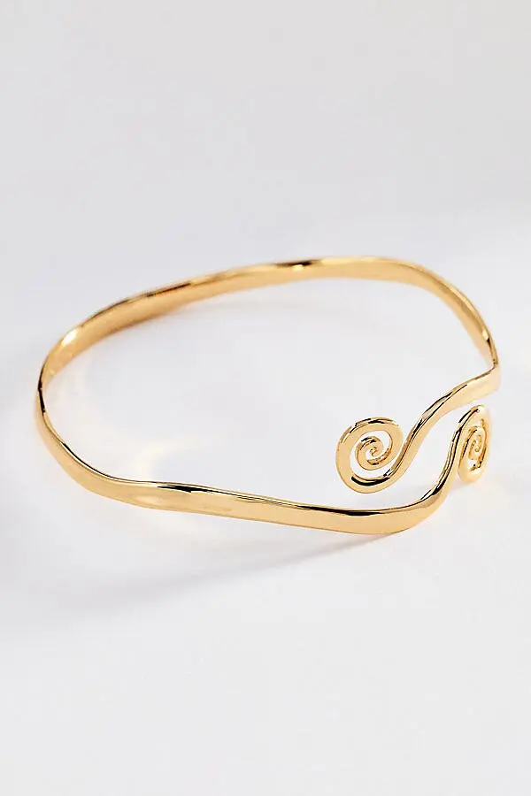 Ettika Intertwined Aura Arm Cuff - Gold