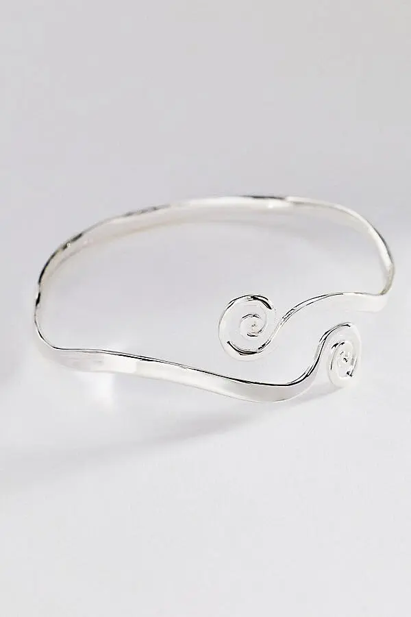 Ettika Intertwined Aura Arm Cuff - Silver