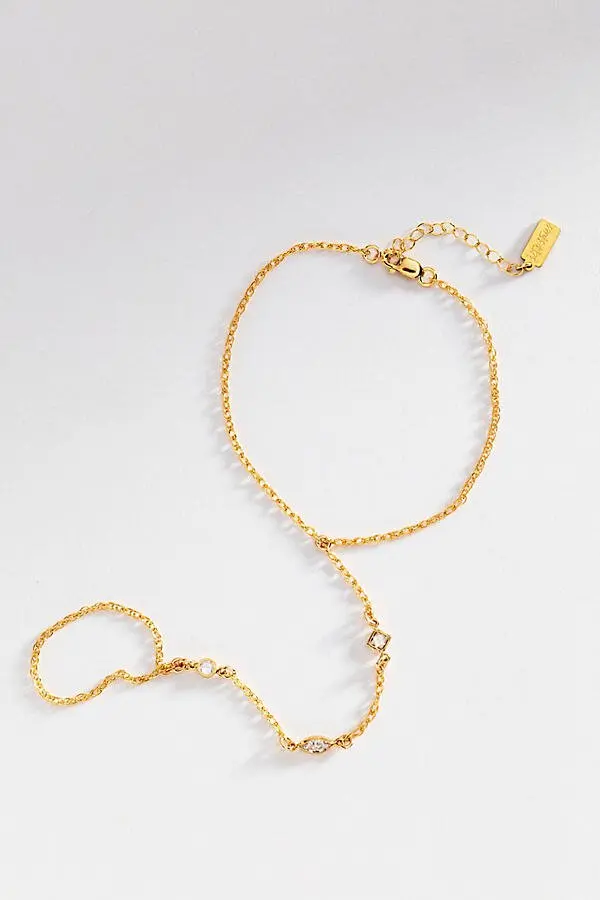 SET & STONES Tavi Hand Chain - Gold