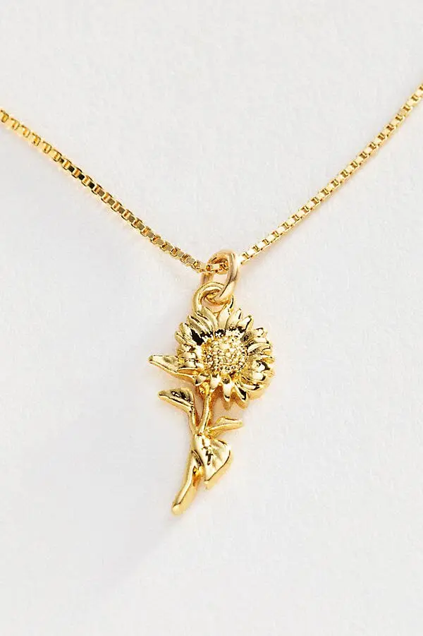 SET & STONES Elsie Birth Flower Necklace - August