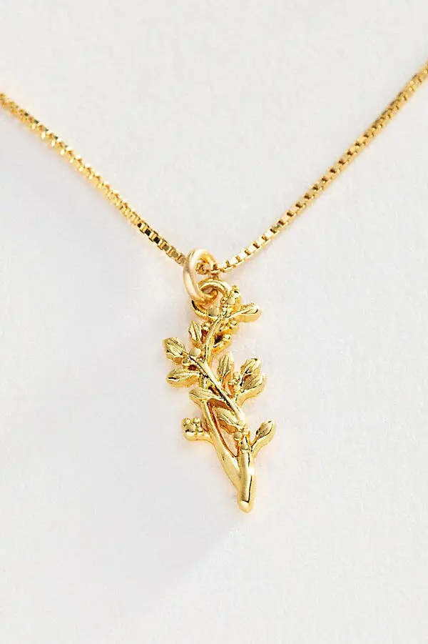 SET & STONES Elsie Birth Flower Necklace - December