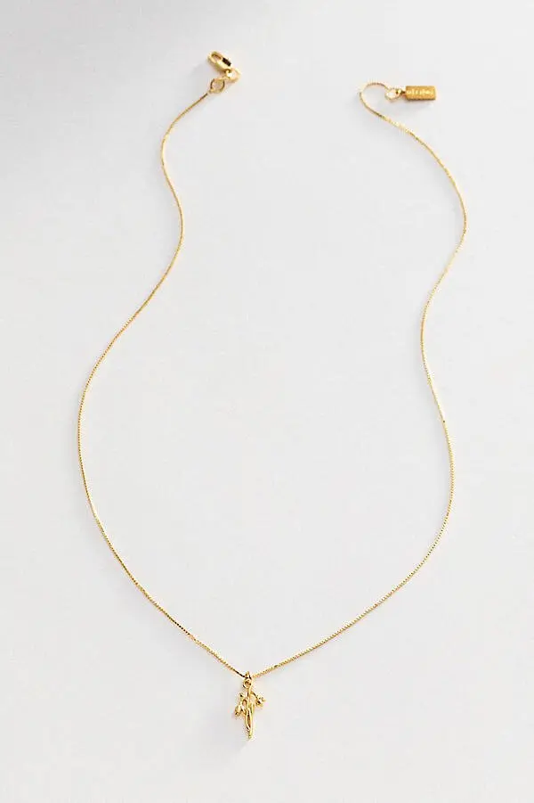 SET & STONES Elsie Birth Flower Necklace - January