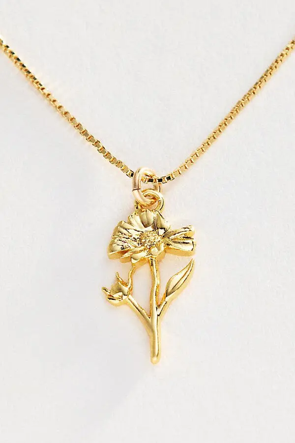 SET & STONES Elsie Birth Flower Necklace - October