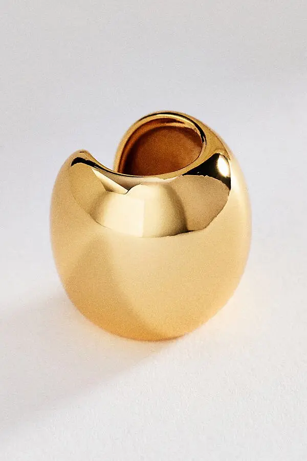 Ettika Chunky Metal Ear Cuff - Gold