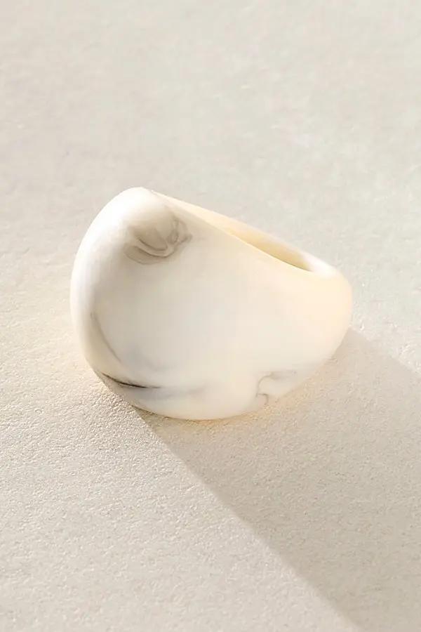 Free People Hudson Dome Ring - Ivory