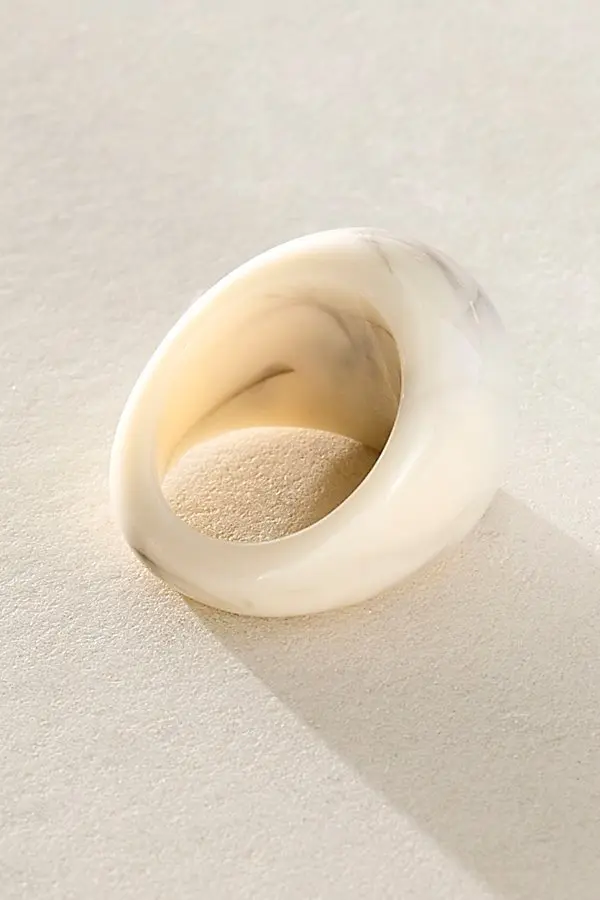 Free People Hudson Dome Ring - Ivory
