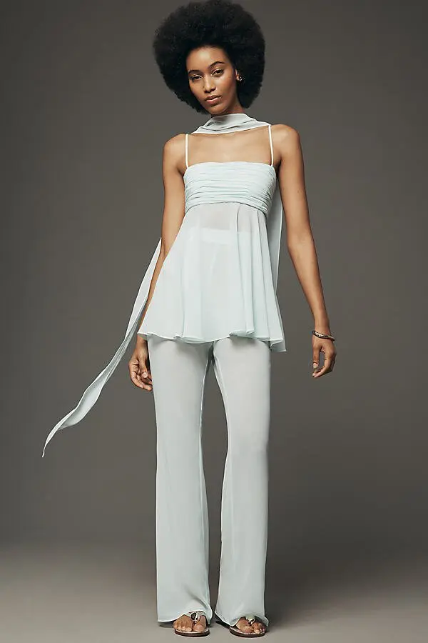SEROYA Tamara Sheer Top