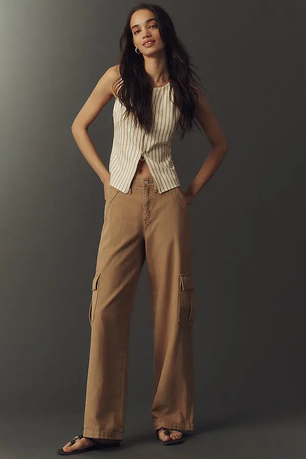 Sanctuary Cotton Cadet Pants - Brown