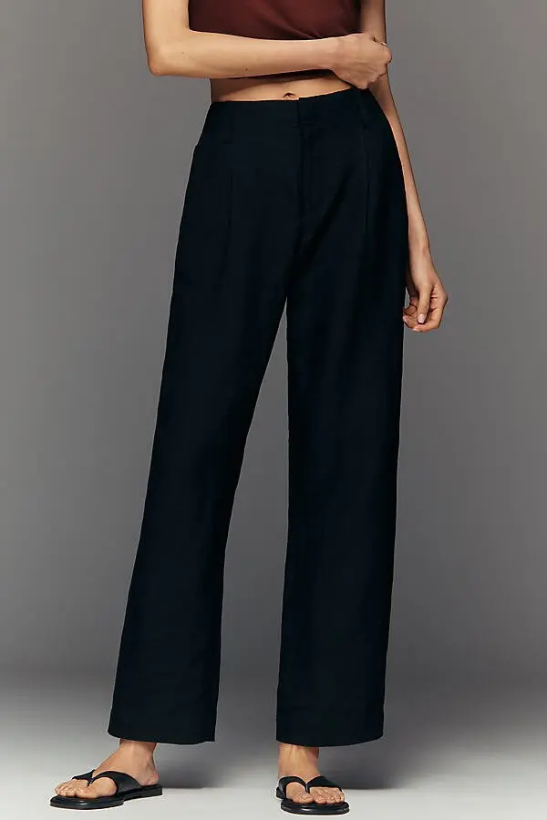 Sanctuary Scout Linen Barrel Pants
