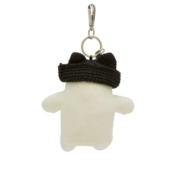 CHARLES JEFFREY Gromlin Plush Keyring - Ecru/black